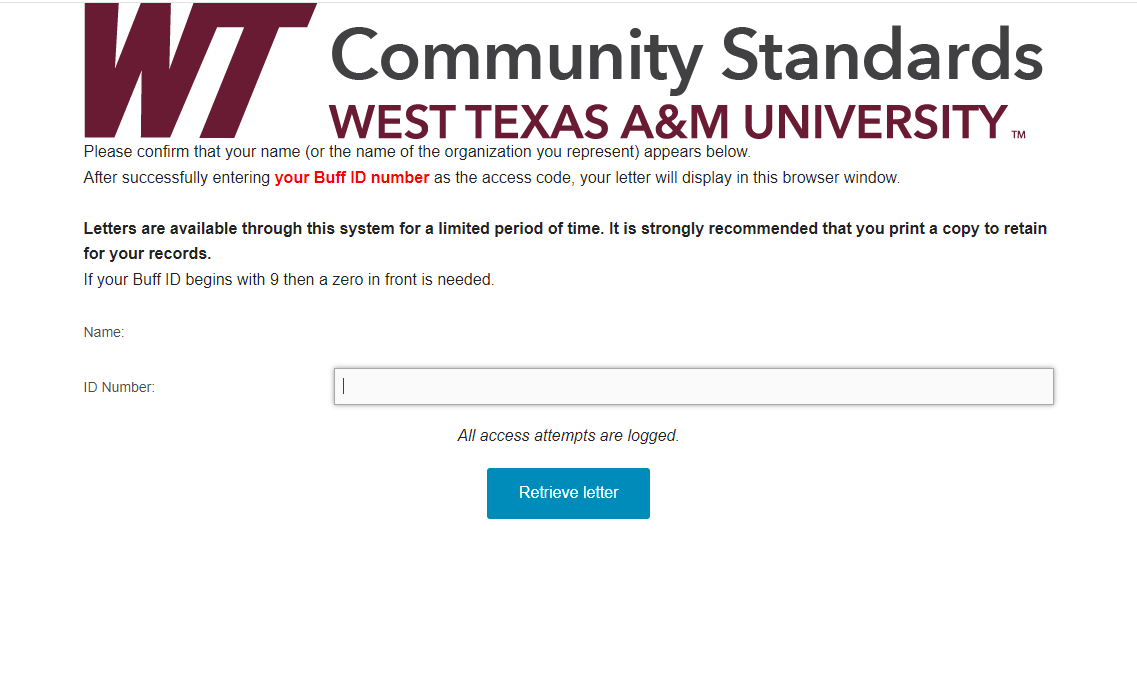 Student Conduct | WTAMU