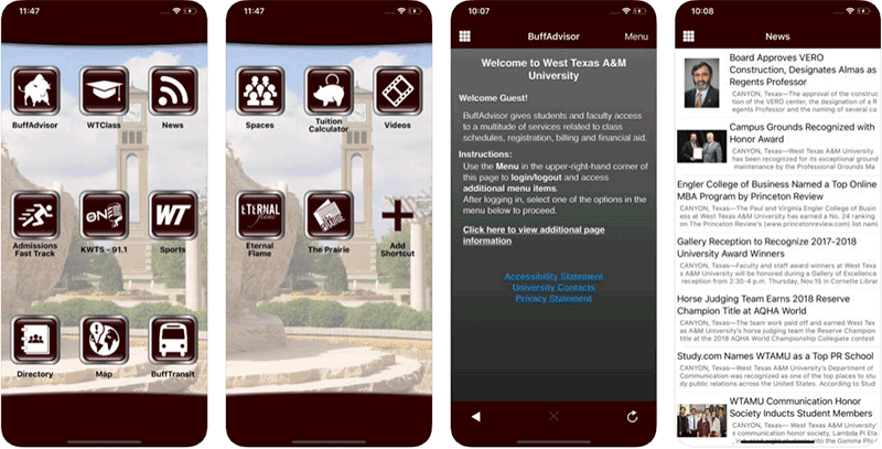 Fast Track Feature Inside the WT Mobile App | WTAMU