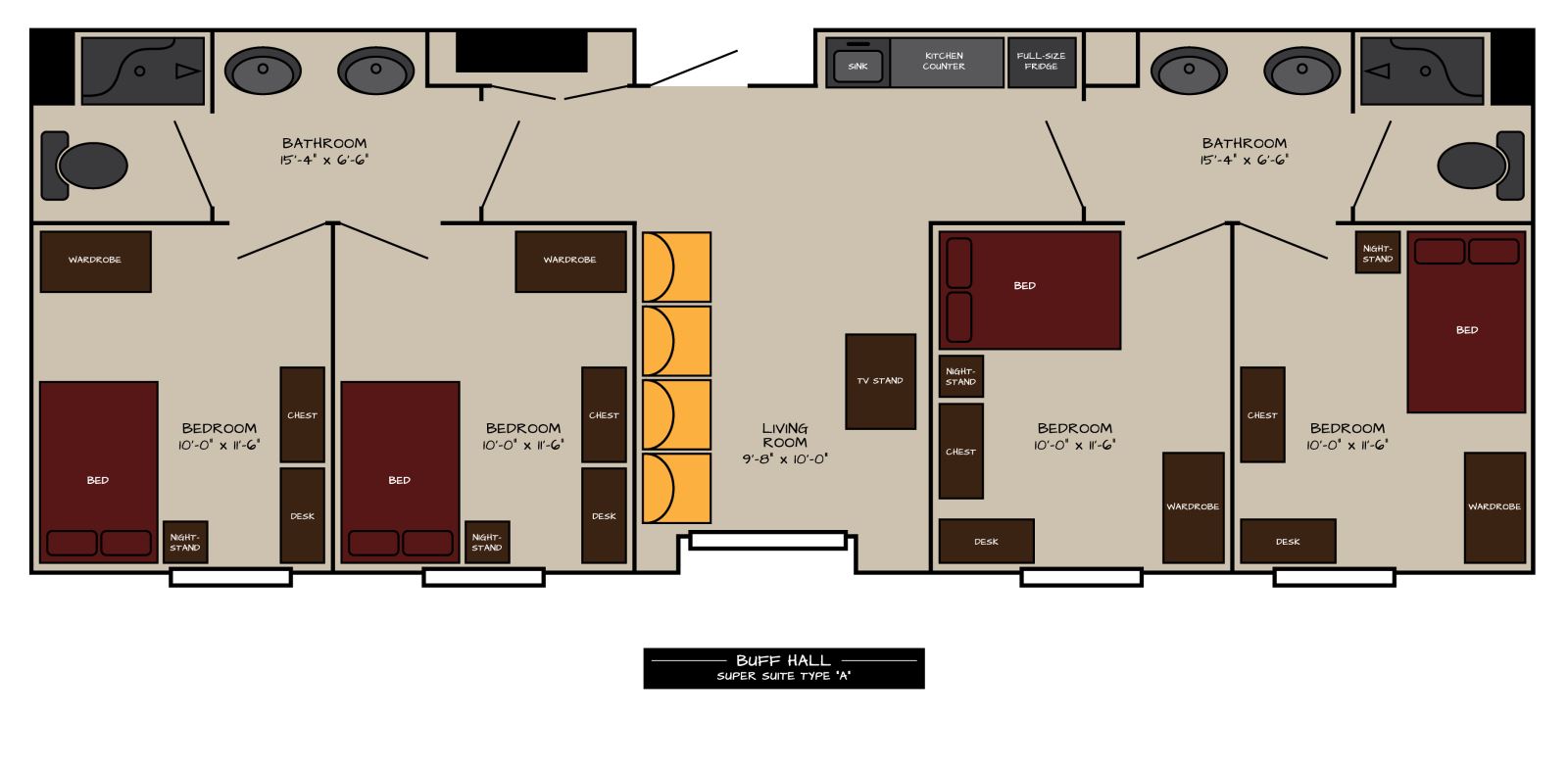 Residence Halls: Buff Hall | WTAMU